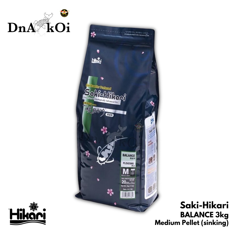 Saki BALANCE 3kg Medium Pellet SiNKiNG (expirY: :) | Shopee Philippines