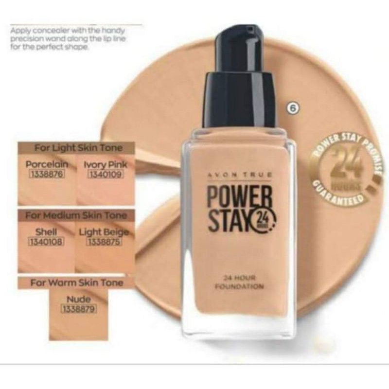 AVON TRUE POWER STAY 24-HOUR LIQUID FOUNDATION 7mL | Shopee Philippines