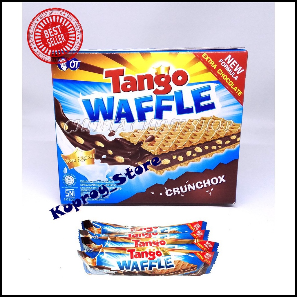 Tango Waffle Crunchoc/Crunch Milk [1 box Contains 20pc] | Shopee ...