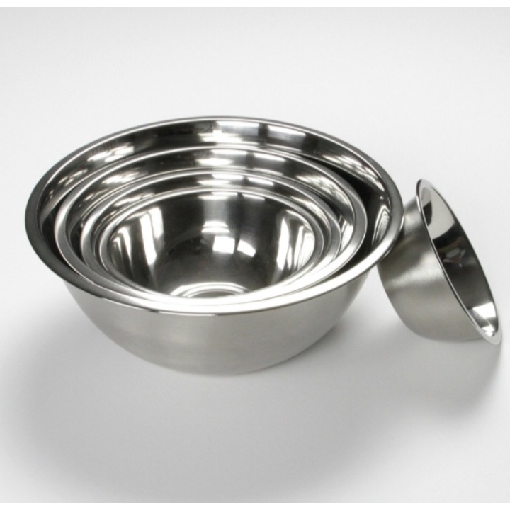 STAINLESS STEEL MIXING BOWLS/MALALIM AVAILABLE SIZES: 24CM, 26CM, 28CM ...