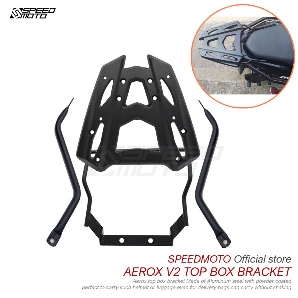 AEROX V2 HEAVY DUTY ALLOY TOP BOX BRACKET / MONORACK REAR TAILBOX ...