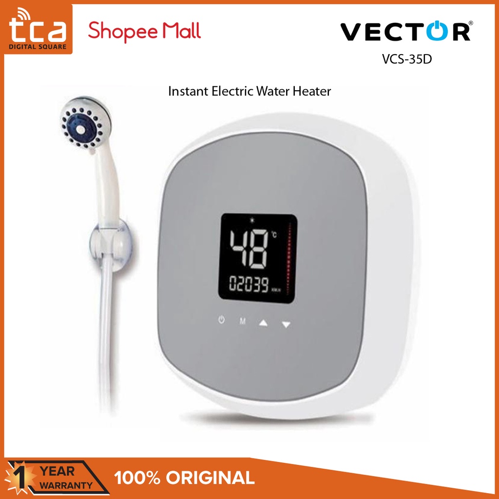 Vector VCS-35D 3.5kW Single Point Instant Electric Water Heater ...