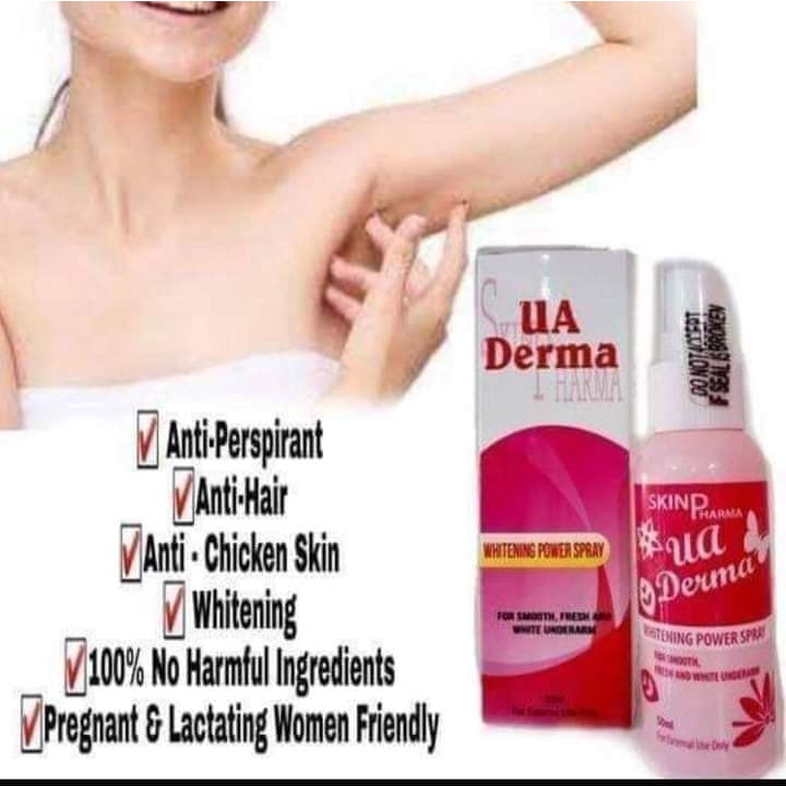 UNDERARM | UA DERMA | WHETING POWER SPRAY | Shopee Philippines