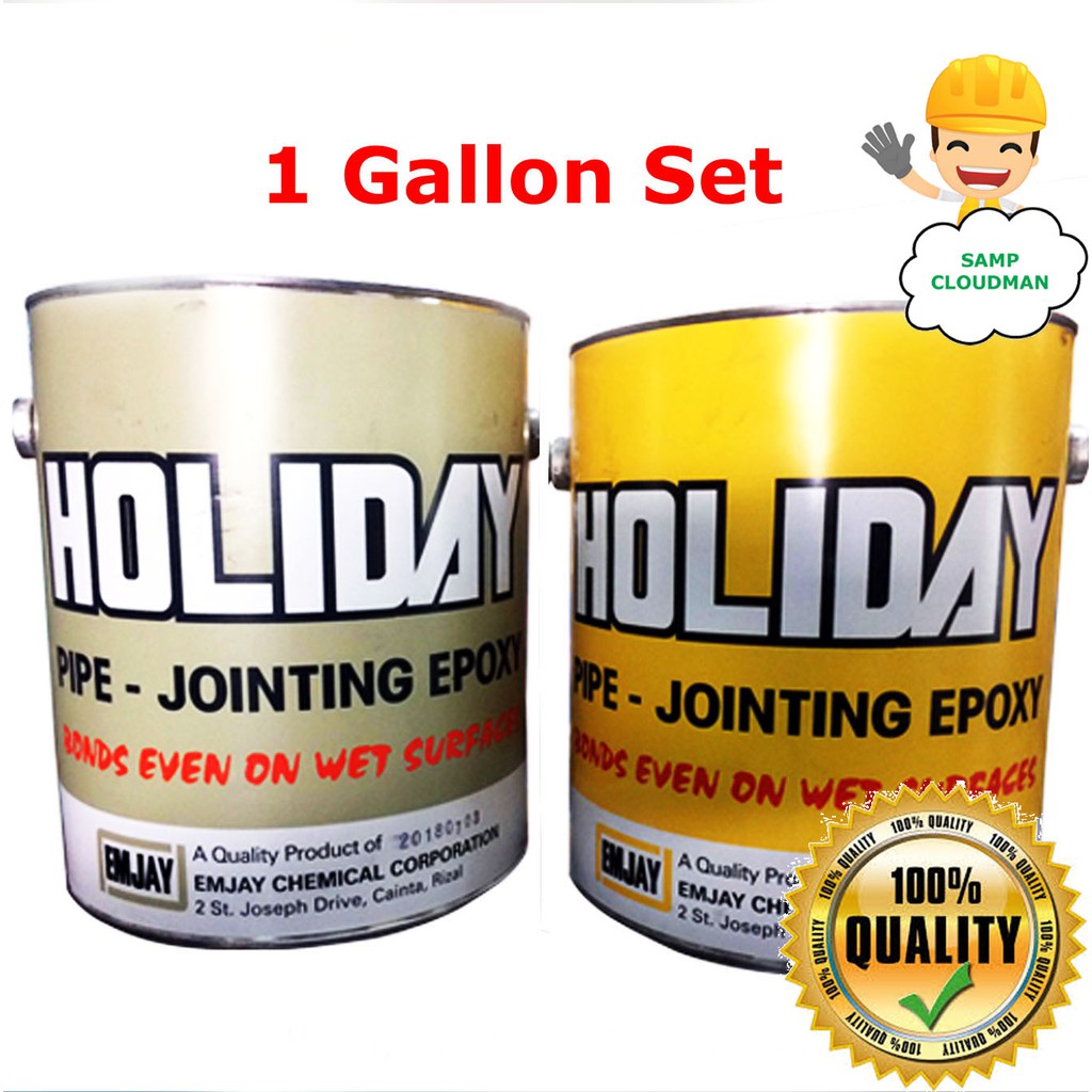 Holiday Pipe Jointing Epoxy A&B Gallon Set Non-Sag Super Strong Durable ...