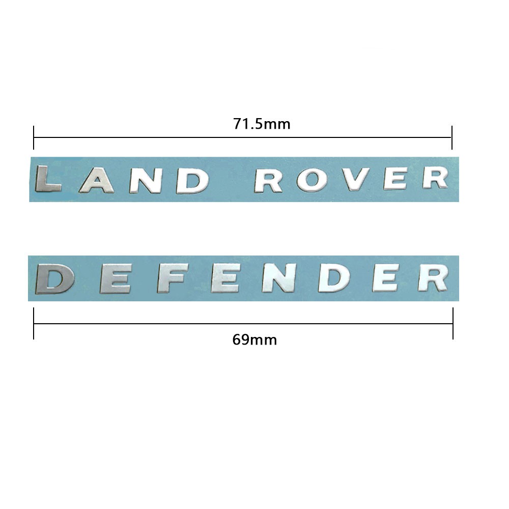 metal sticker For Traxxas TRX4 LAND ROVER DEFENDER Vehicle Logo ...
