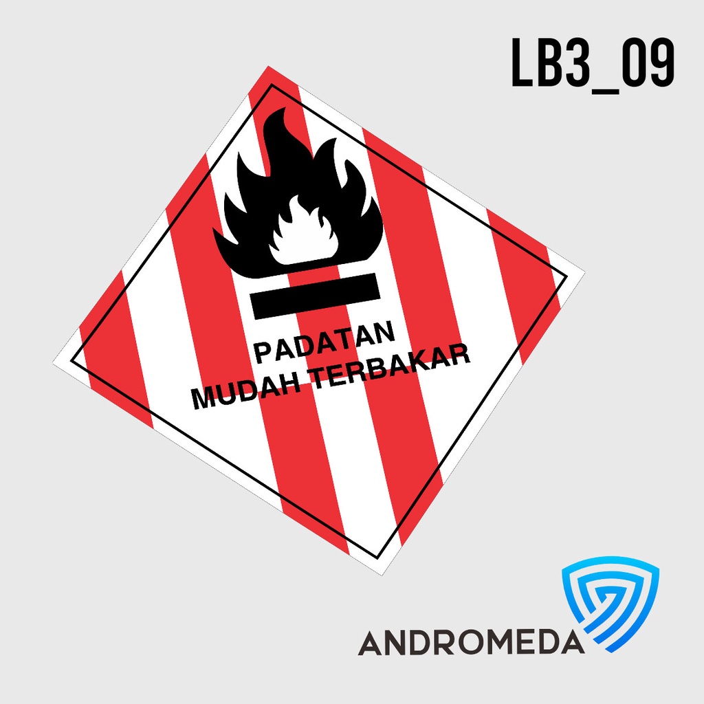Safety B3 Waste Label Poster Sticker: Hazmat Burn-Free Solids | Shopee ...
