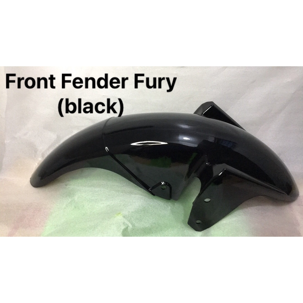 Motorcycle Front Fender Fury ( Black / Red / Black / White) | Shopee ...