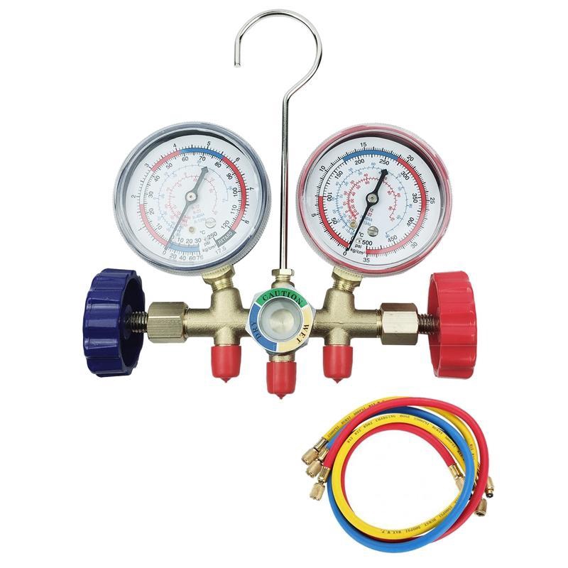 Air Conditioner Pressure Gauge Double Meter Car Home Fixed Inverter ...