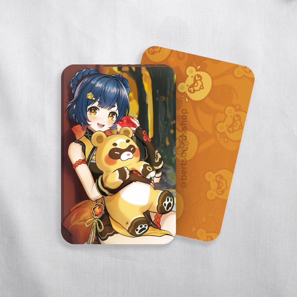 Genshin Impact Photocards - XIANGLING Textured Photocards Front and ...