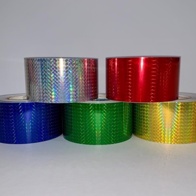 REFLECTORIZED STICKER HOLOGRAM 1/2/3 Inches x 5/10ft | Shopee Philippines