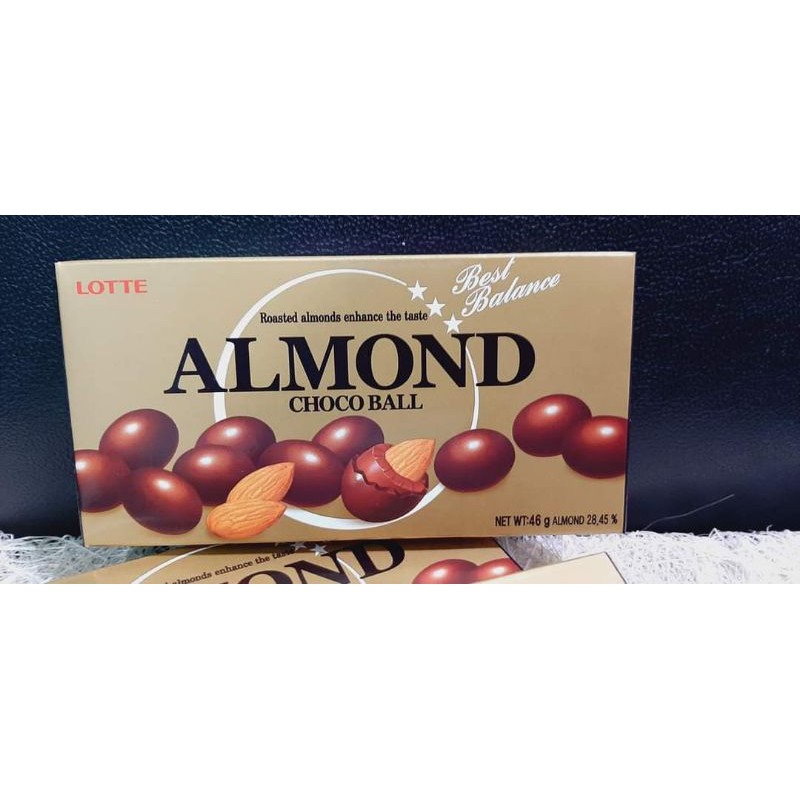 Lotte almond choco ball 46 grams | Shopee Philippines