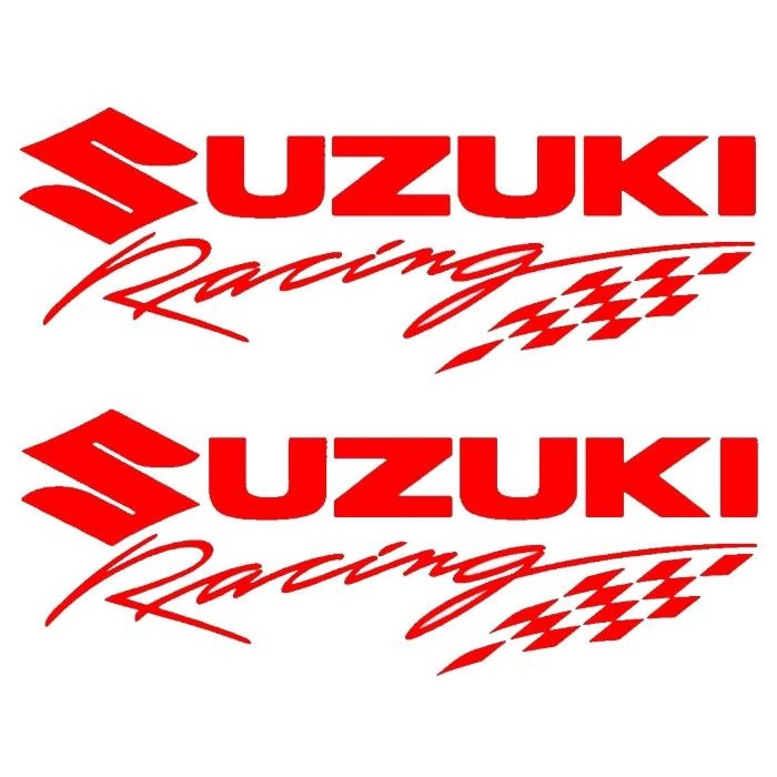 1Set SUZUKI RACING STICKERS DECALS ANY SIZE ANY COLOR MOTORCYCLE SLED ...