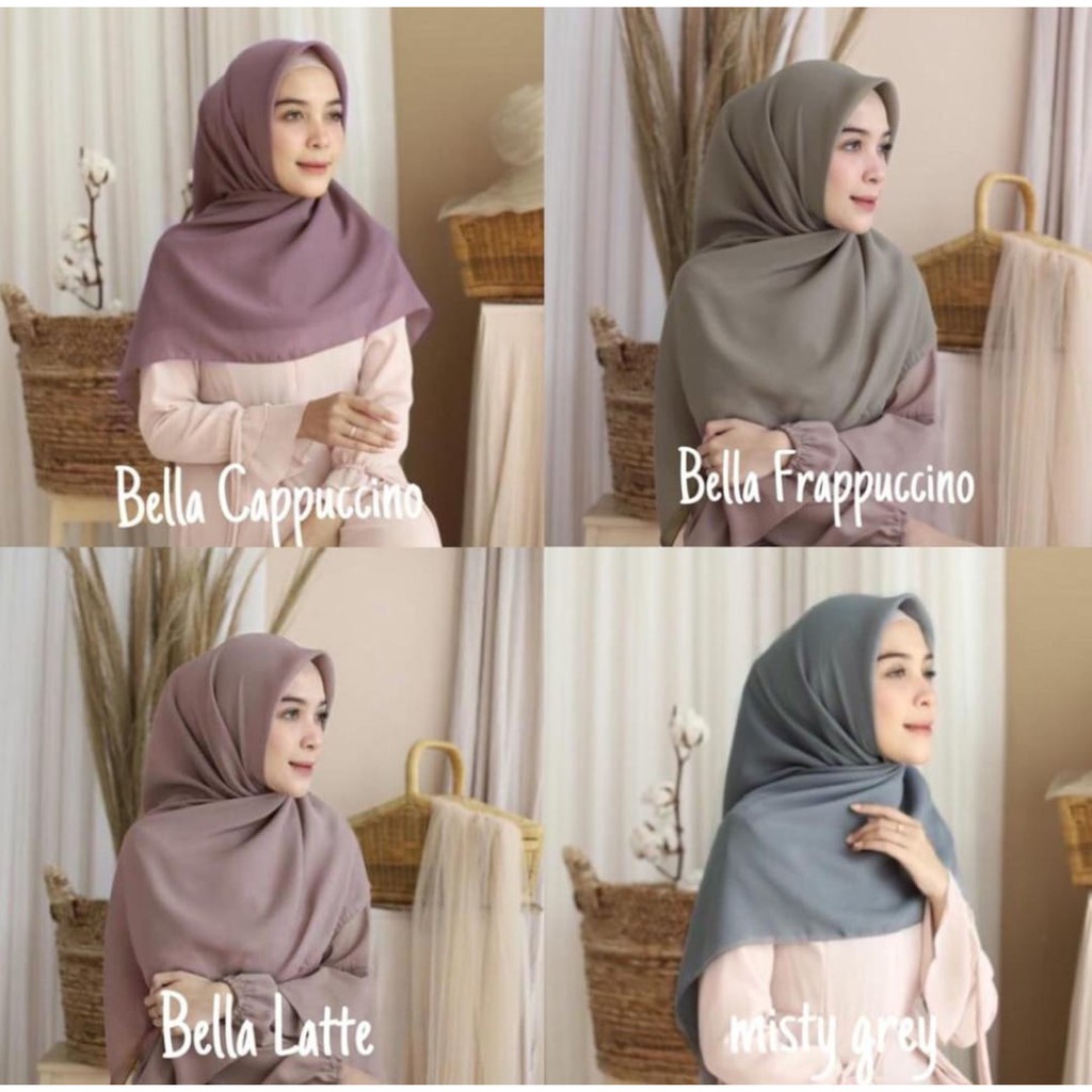 Bella square Rectangular Hijab/Rectangular Hijab/Contemporary ...