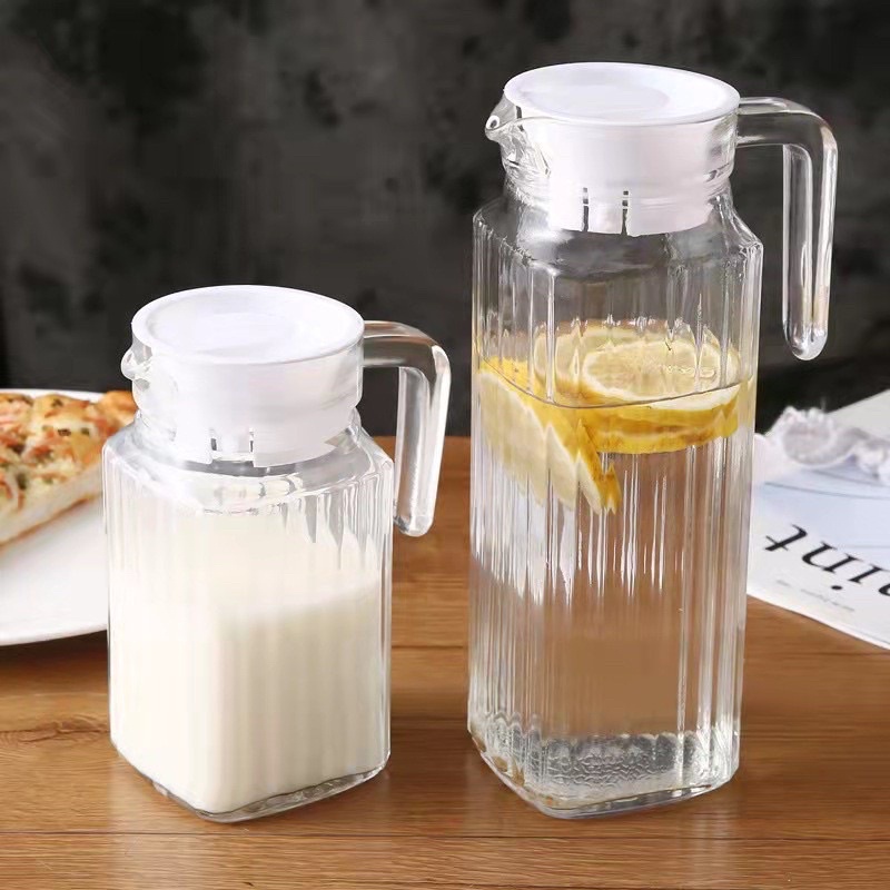 Transparent Glass Water Pot, Juice Pitcher or Milk Glass Pitcher 500ML ...