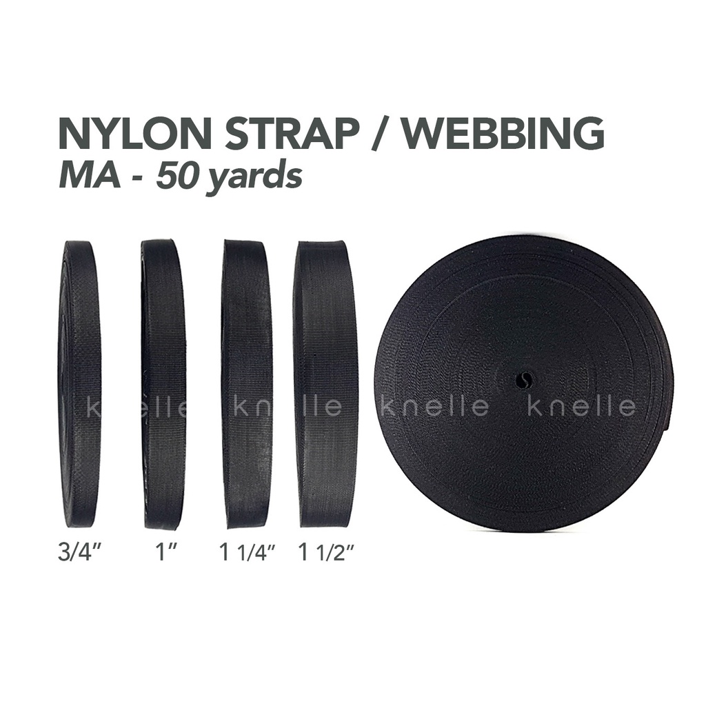 NYLON STRAP / WEBBING - MA 50yards | Shopee Philippines