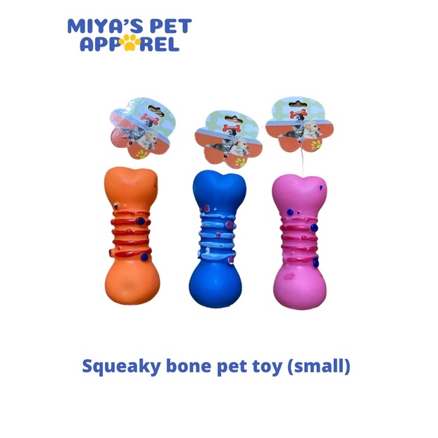 Squeaky bone pet toy (small) | Shopee Philippines