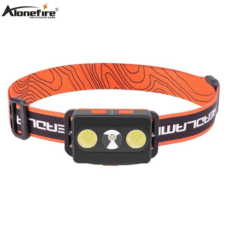 Alonefire HP56 LED Headlamp Outdoor Waterproof IPX4 Induction Switch ...