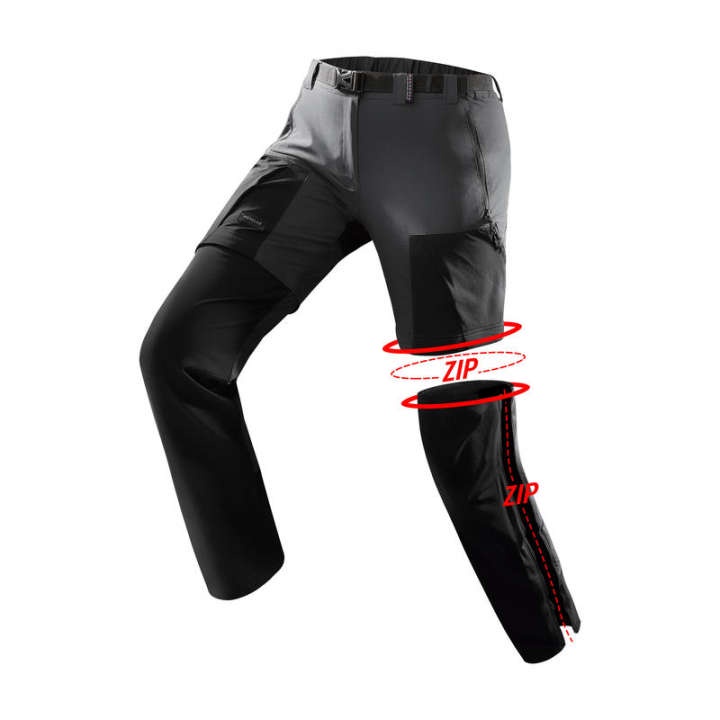 Women's Removable Leg Pants For Walking Trailing On Mountain TREK 500 ...
