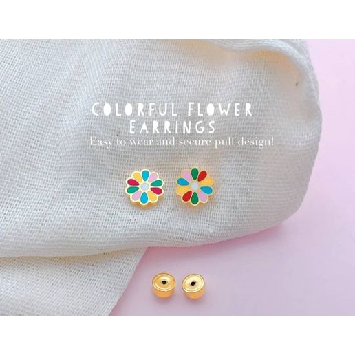 Hypoallergenic De Roscas Earrings Screw Back Nature Collection | Shopee ...