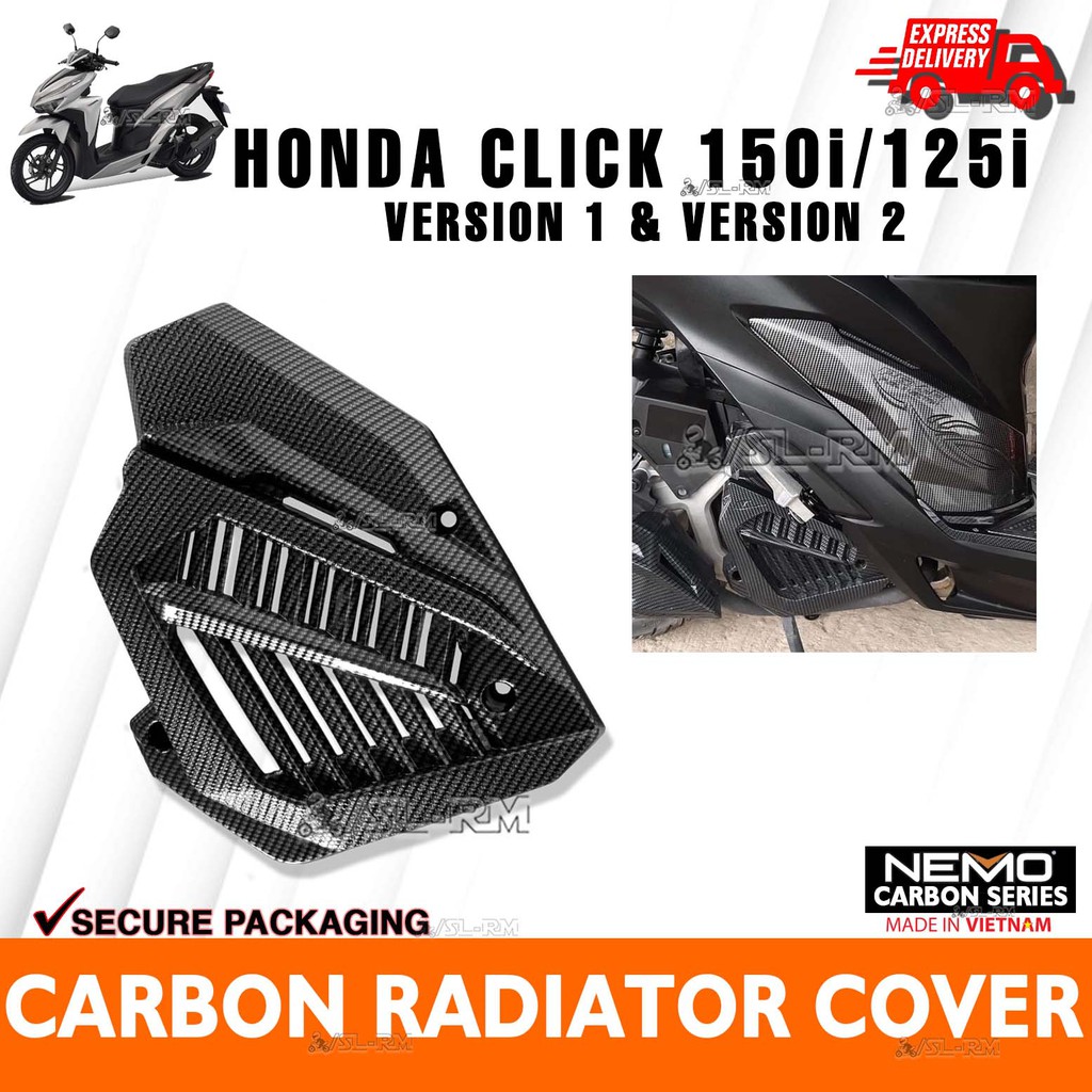 Honda Click Radiator cover Carbon Nemo | Shopee Philippines