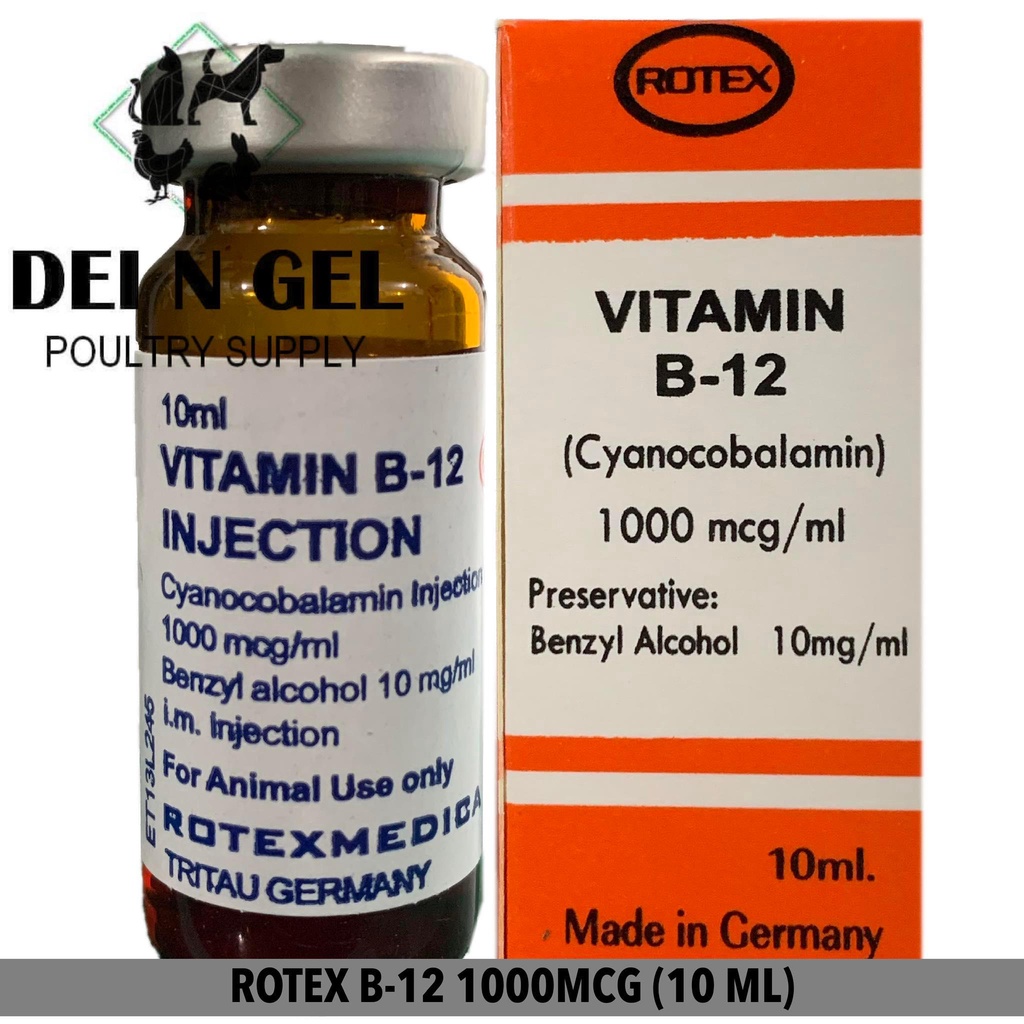 ROTEX B-12 FOR GAMEFOWL USE (10ML) | Shopee Philippines