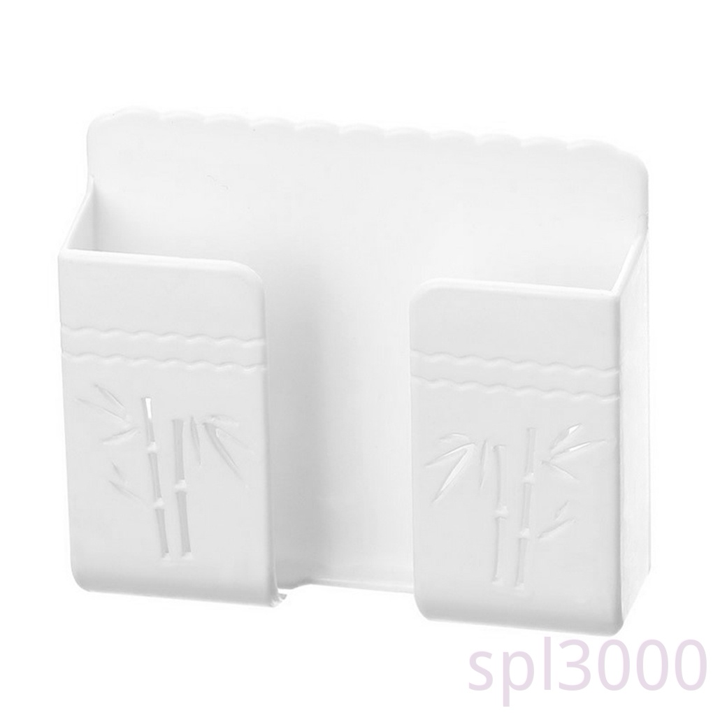 SPL-Phone Storage Box Wall Mounted Remote Controller Organizer Plastic ...