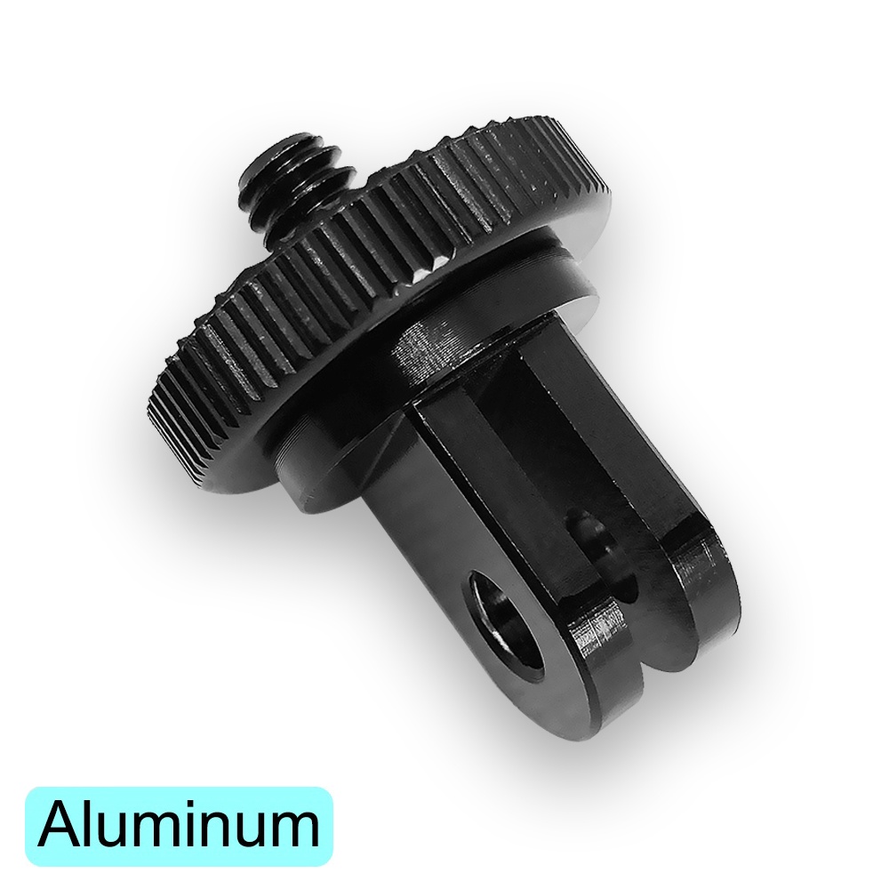 Aluminum Alloy 1/4 inch Mini Tripod Adapter Mount for GoPro Hero 12 11 ...