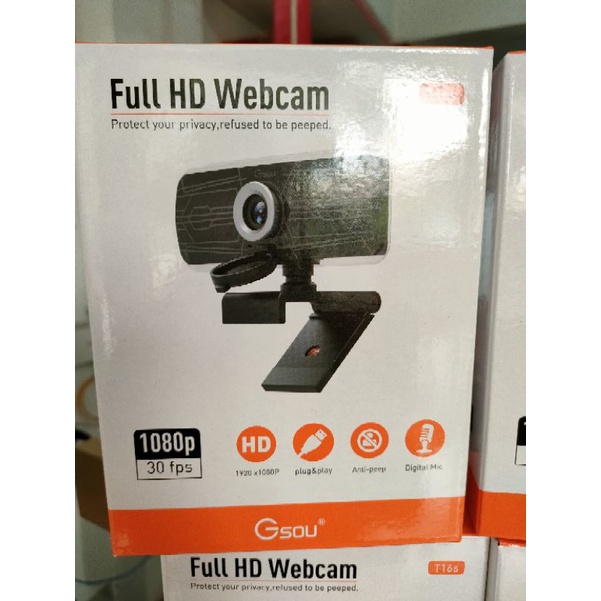 Gsou T16s Full hd webcam 1080p for desktop and laptop | Shopee Philippines