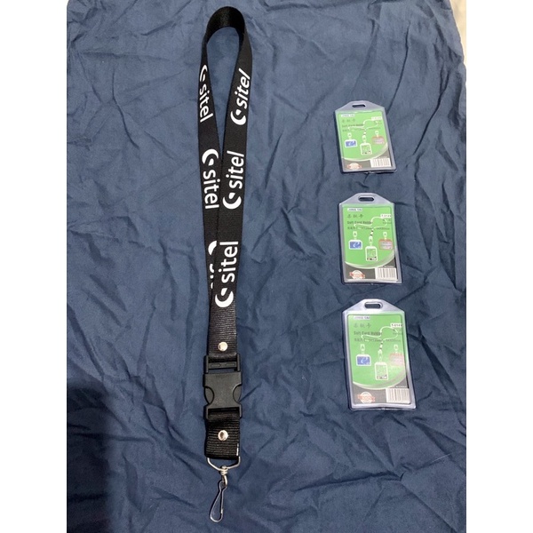 SITEL ID LACE LANYARD (BLACK) | Shopee Philippines