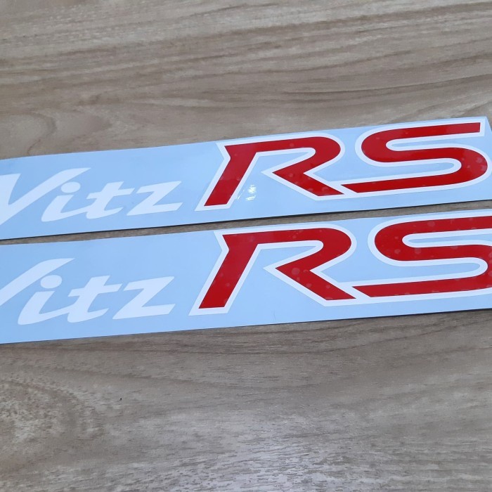 Cutting Vitz RS Stickers For Toyota Yaris Rear Side Doors | Shopee ...