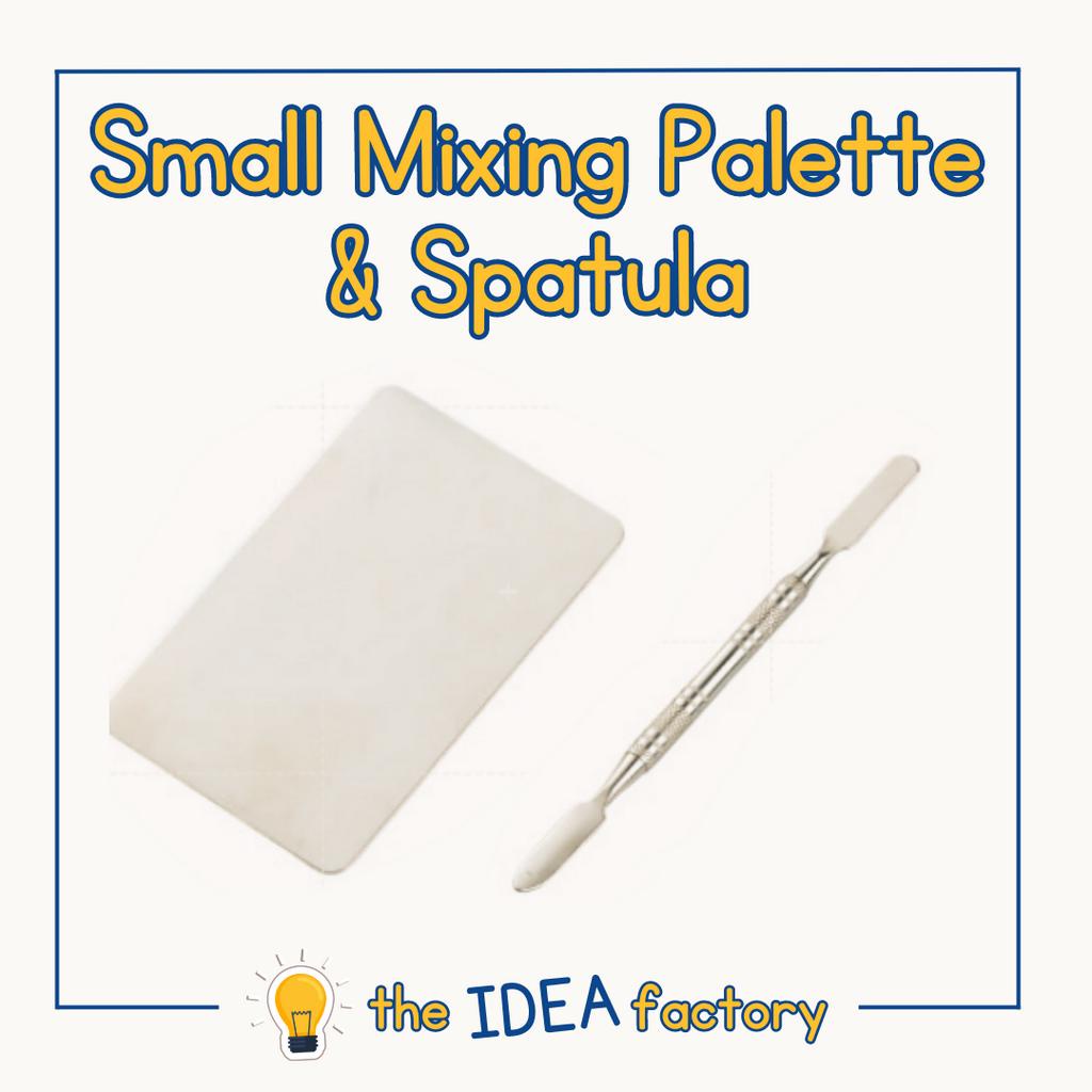 MSA Small Mixing Palette & Spatula | Shopee Philippines