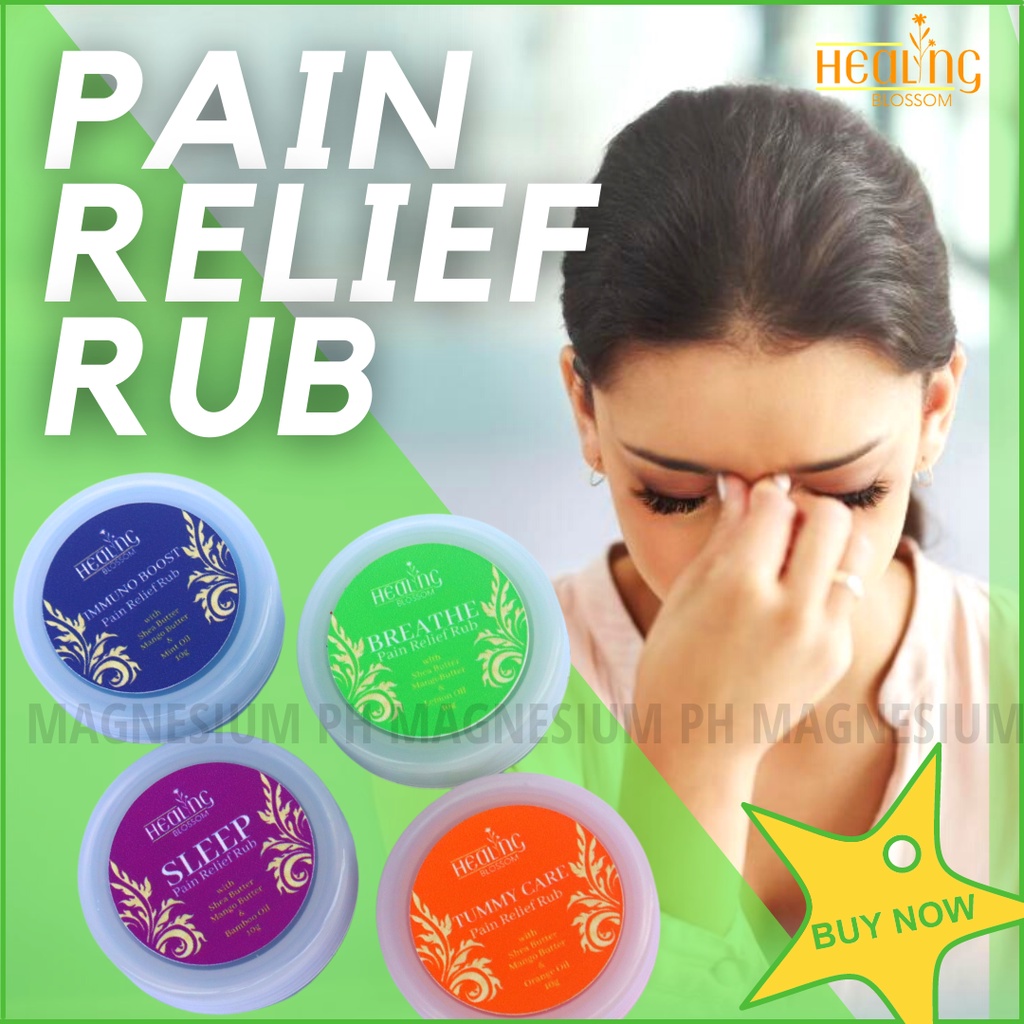 Healing Blossoms Pain Relief Rub 100% ORIGINAL Massage Cream Personal ...