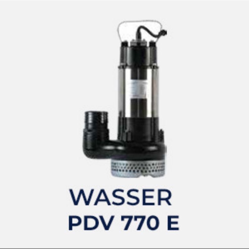 Wasser PDV-770 E. Non Automatic Clean Water Submersible Pump | Shopee ...