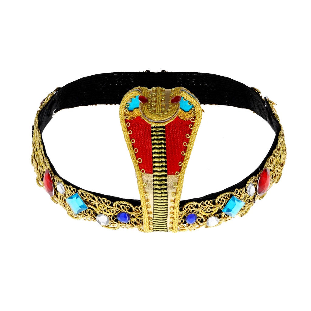 3Pcs Egyptian Cleopatra Costume Accessory Snake Stretch Headband ...