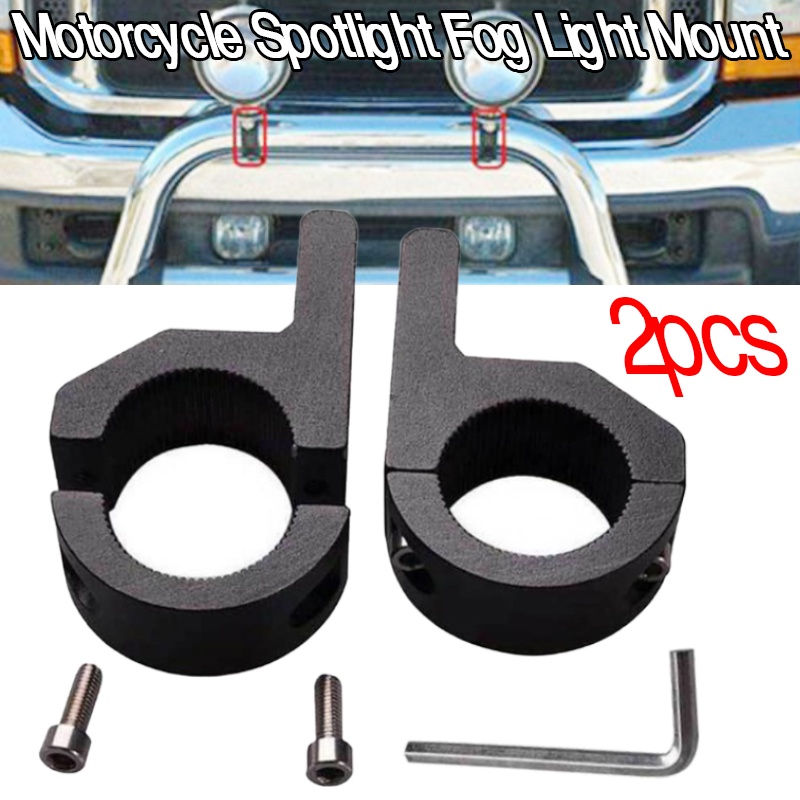 1 Pair 1.25 Inch 30MM Car Off-road Motorcycle Spotlight Fog Light Mount ...