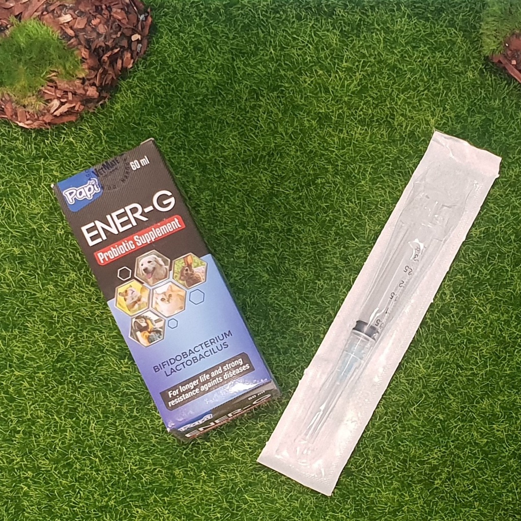 Ener G Probiotic Food Supplement 60ml with 1 FREE SYRINGE | Shopee ...
