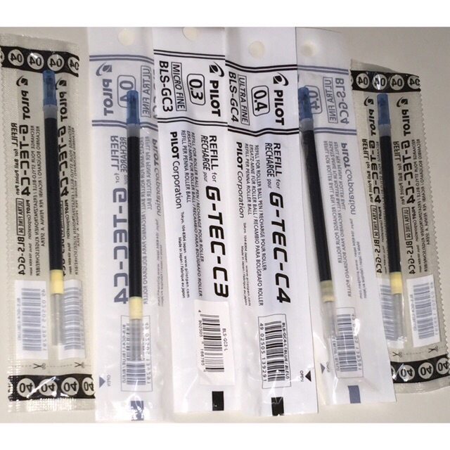 Free Shipping and COD Pilot Gtec Refill C3 and C4 | Shopee Philippines