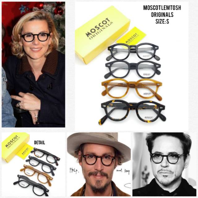 Moscot Lemtosh Originals Size Small Glasses + Anti-radiation Minus ...