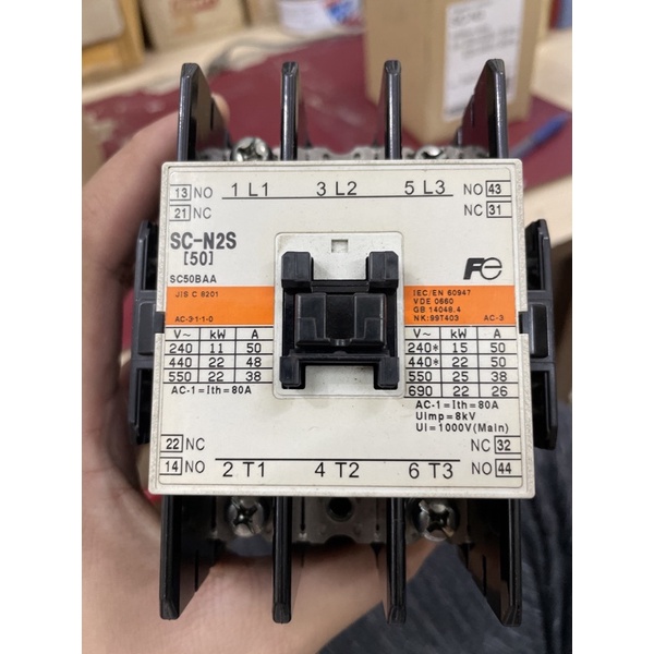 FUJI MAGNETIC CONTACTOR SC-N2S scn2s made in japan | Shopee Philippines