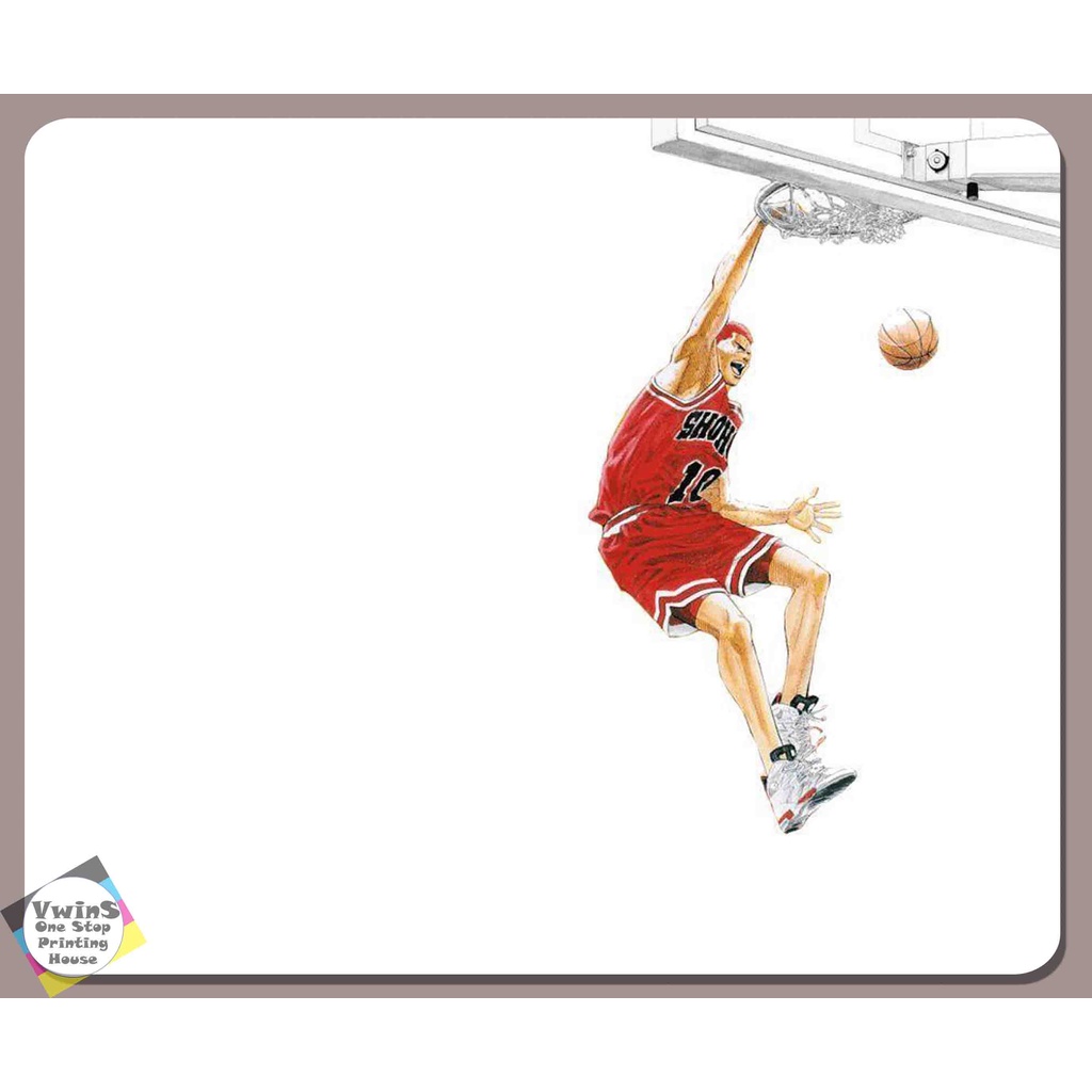Slam Dunk Design Mouse Pad! Sakuragi, Rukawa, Miyagi, Akagi, Hisashi ...
