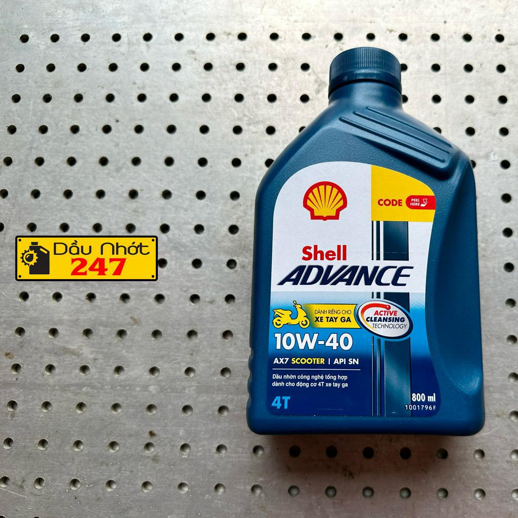 Shell Advance Scooter Ax7 10w40 800ml | Shopee Philippines