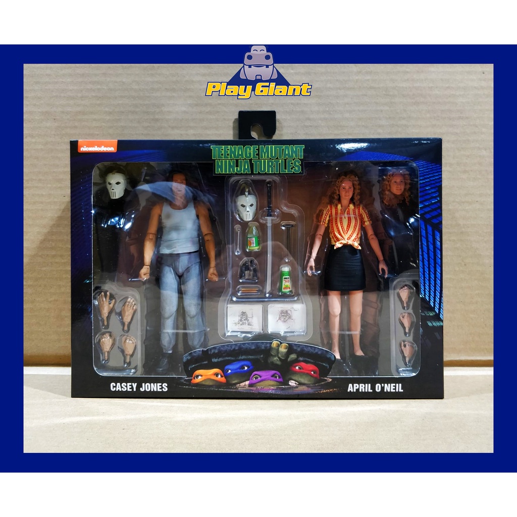 TMNT (1990 Movie) -7” Scale-Action Figure – April O’Neil & Casey Jones ...