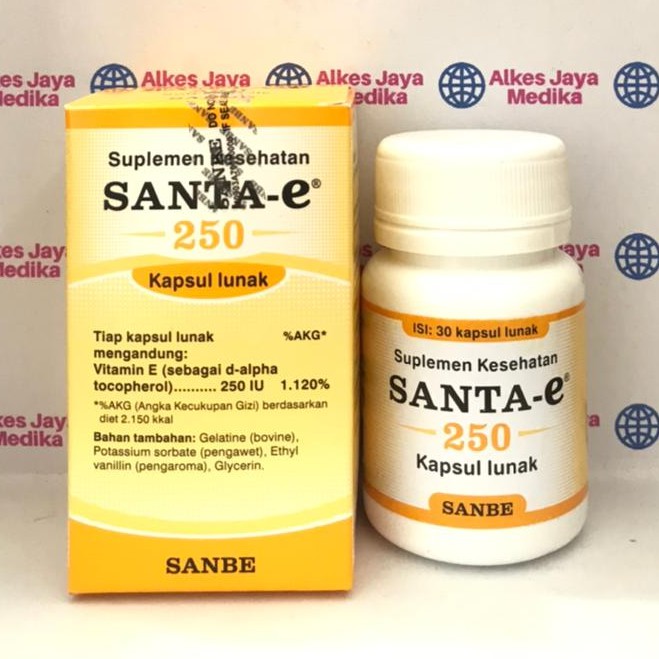 Santa-e 250 Iu Contents 30 Capsules - Vitamin E | Shopee Philippines
