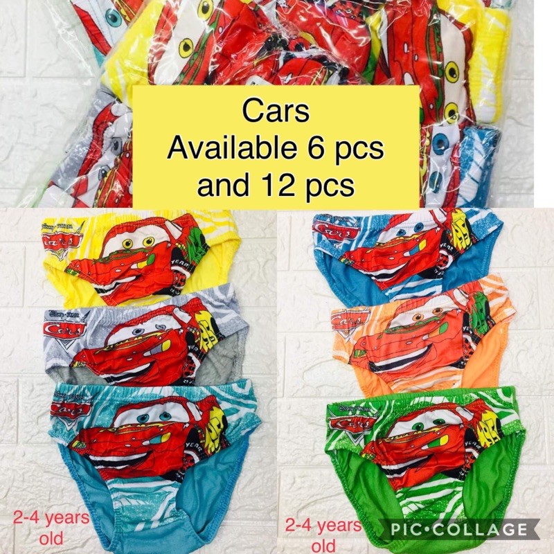 12 PCS high quality kids boys brief quality character pack underwear ...