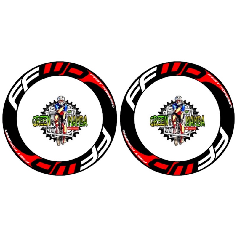 FAST FORWARD RIM STICKER 700c 1set 8pcs | Shopee Philippines