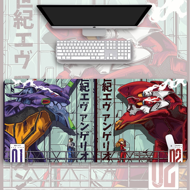 EVA Anime Mouse Pad Wristband New Table Pad Mecha Dream Neon Genesis ...