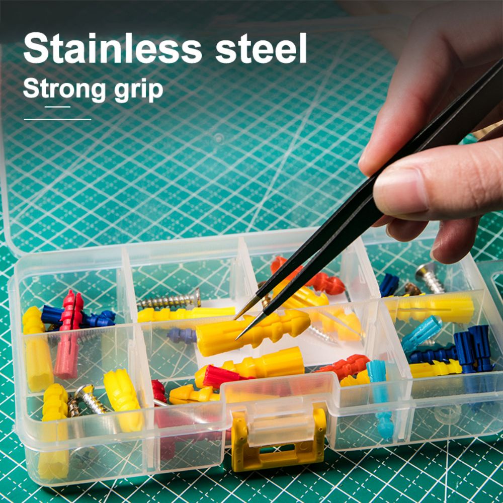 Deli 3Pcs/Set Anti-static Precision Tweezer Set Industrial Repair ...