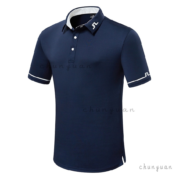 JL golf shorts Sleeves Men's Golf Apprael Men's Quick Dry Golf T-Shirts ...