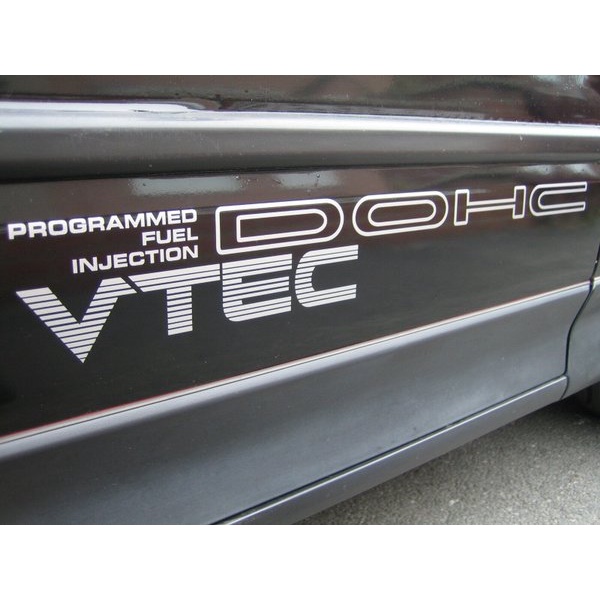 Honda DOHC VTEC Programmed Fuel Injection Car Sticker - Car Decal ...