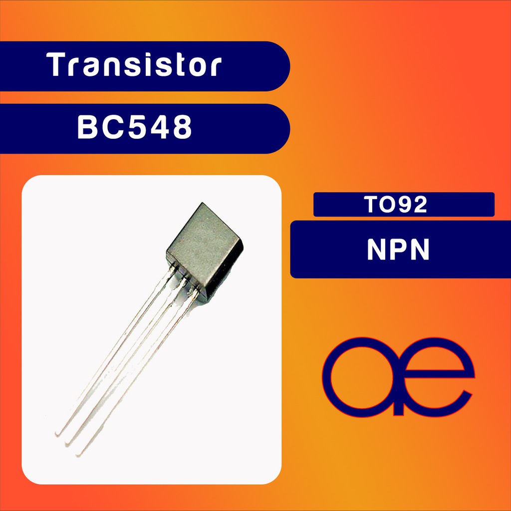 20PCS BC548 Transistor NPN Epitaxial Planar Transistor | Shopee Philippines